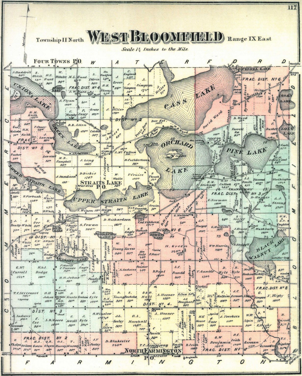 Maps — Greater West Bloomfield Historical Society