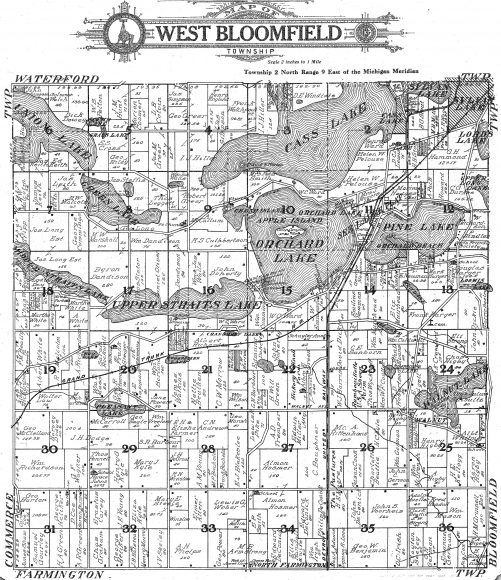 Maps — Greater West Bloomfield Historical Society